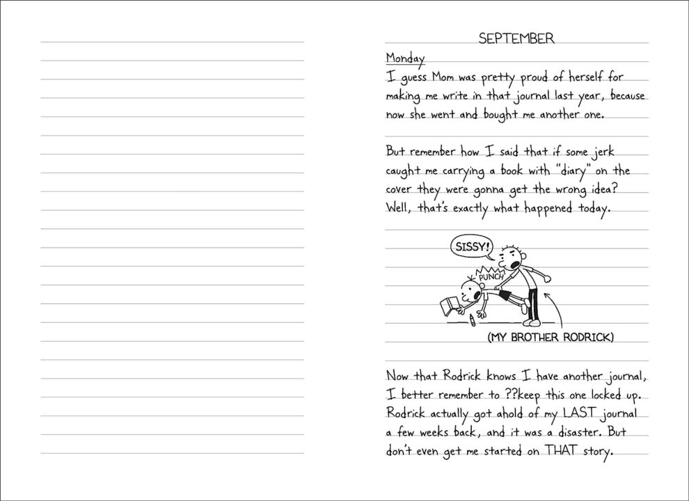 Diary of a Wimpy Kid Rodrick Rules by Jeff Kinney - ZAMZAM BOOKSHOP