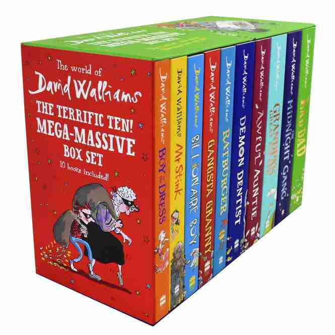 The Terrific Ten 10 Books Box Set Collection by David Walliams - ZAMZAM ...